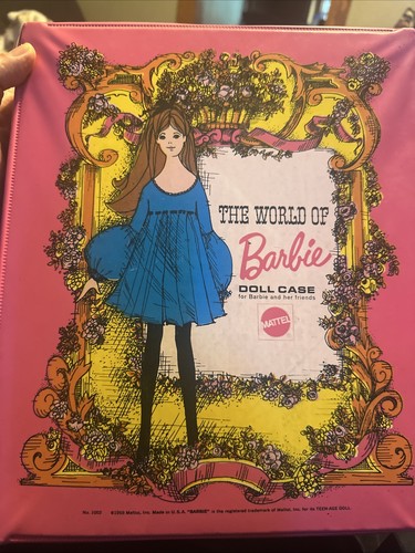 Mattel Vintage Barbie doll trunk, 1968 (Carry case) #1002 Barbie ...