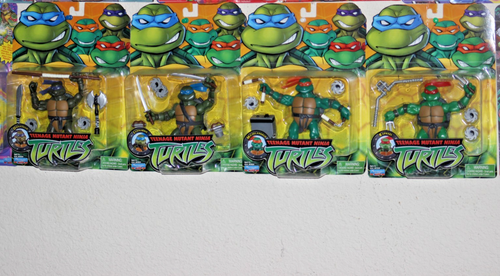TMNT 2003 Playmates Retro Re-Release Lot Of 4 Teenage Mutant Ninja ...