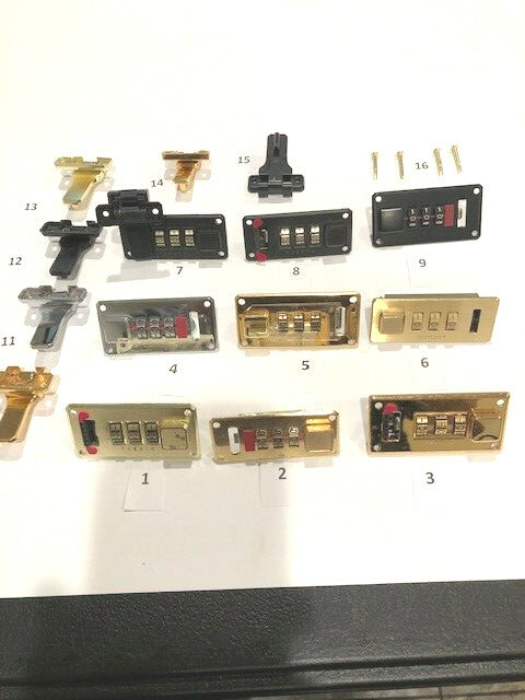 LOCKS for REPAIR BRIEFCASE & ATTACHE COMBO LOCKS & HASPS PRESTO amiiet ...