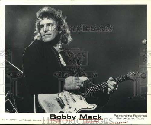 1995 Press Photo Bobby Mack, American blues rock guitarist and singer ...