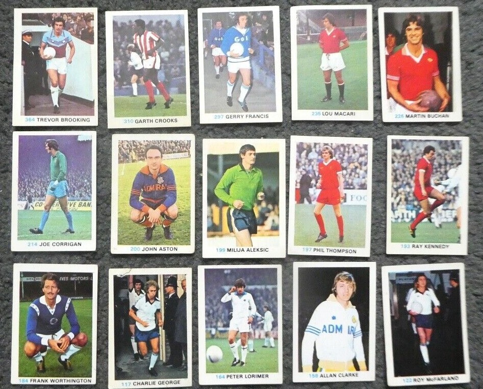 FKS Soccer Stars Football Stickers 1977-78 CHOOSE FROM LIST, 1 POSTAGE ...