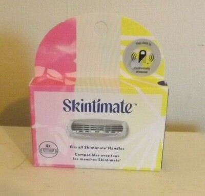 SKINTIMATE 4 BLADE RAZOR REFILL 4CT FITS ALL SKINTIMATE RAZORS | eBay