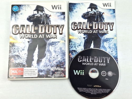 Call of Duty World at War COD Nintendo Wii Video Game PAL- OZ SELLER | eBay