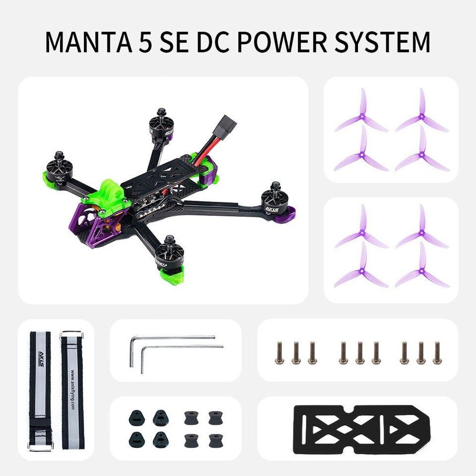 Axisflying Manta5 SE DC Version FPV Drone 6S O4 Pro With GPS -PNP/ELRS ...