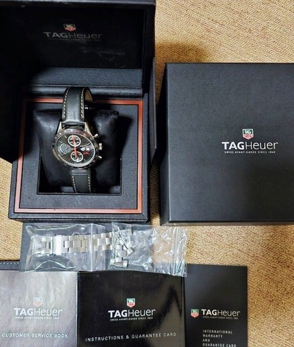 TAG HEUER Carrera Chronograph CV201M BA0794 Lewis Hamilton Limited w ...