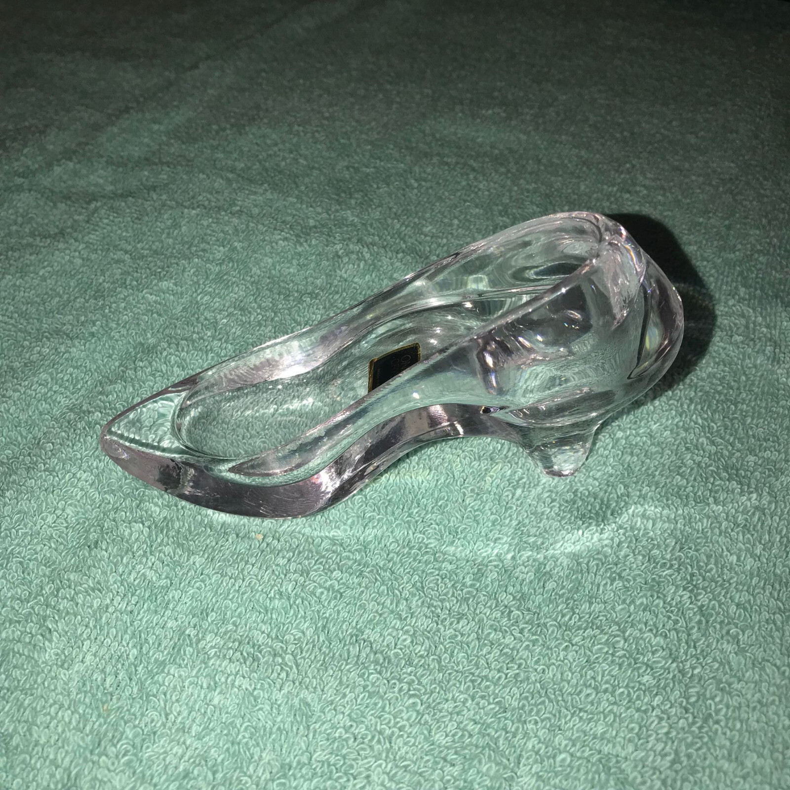 Lovely Oneida Crystal Glass Shoe/Glass Slipper in a beautiful shade of ...