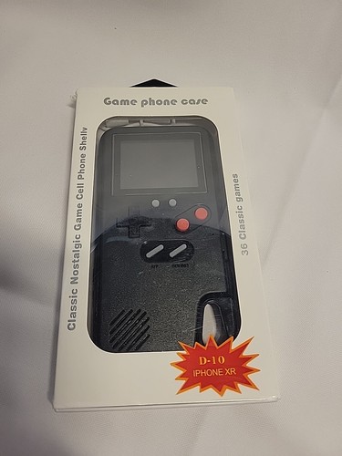 iPhone XR D-10 Nostalgic Retro 36 Classic Games Rechargeable Game Phone ...