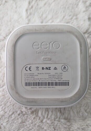 Eero 6 Mesh Wi-Fi Add On Extender Dual-Band Q010001 NO Power Cord (G8 ...