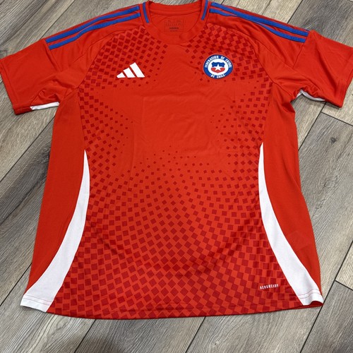 adidas 2024 Men's Chile National Team Home Soccer Jersey XL | eBay