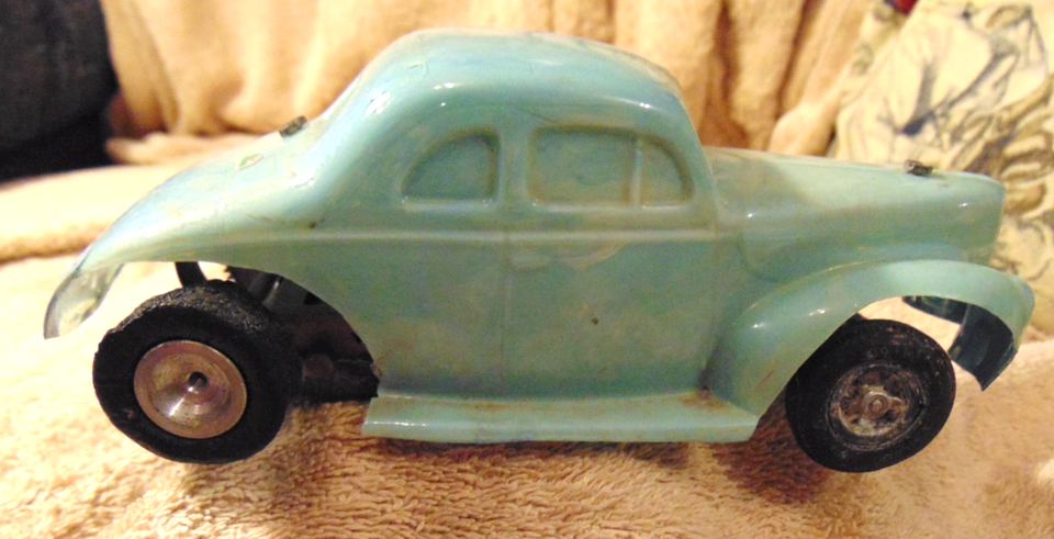 Vintage 1/24 Scale slot car LEXAN Body. Blue Marble Ford Coupe. | eBay