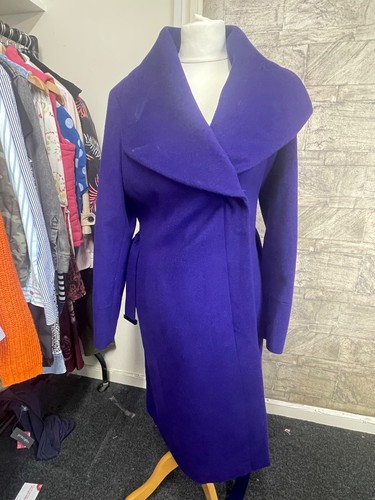 PHASE EIGHT WOMENS PURPLE COAT SIZE 14- CG R17 | eBay UK