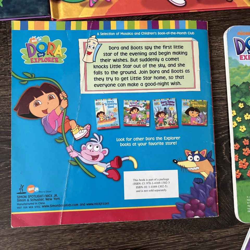 Lot of 8 Dora the Explorer Books Storybook Scholastic Nickelodeon Kids ...