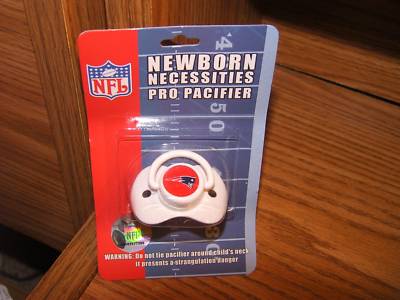 Football New England Patriots NFL Licenced Pacifier MIP | eBay