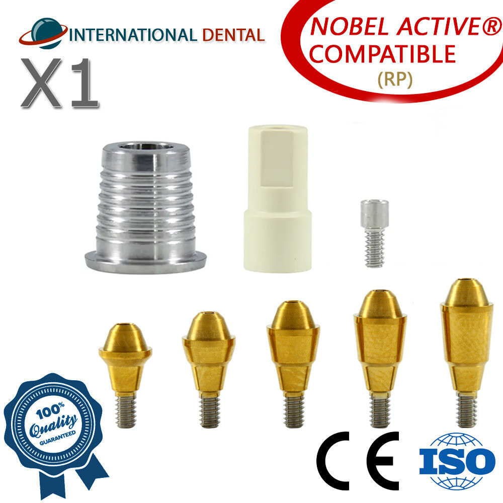 Straight Multi Unit System 1.6 CAD/CAM Set Conical Active Hex (RP) 2.65 ...