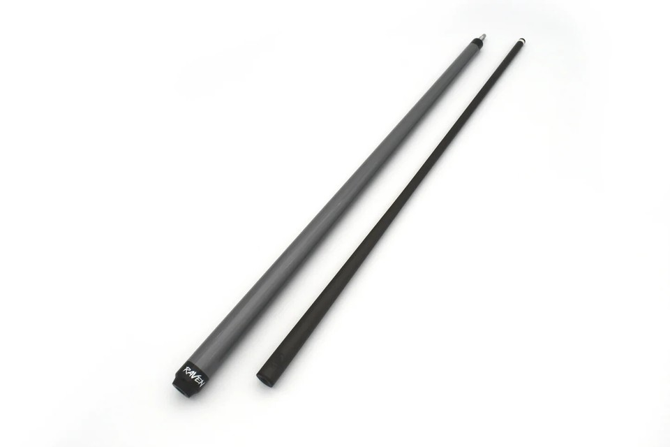 Carbon Fiber pool cue, RAVEN R3 Grey, 12.4 or 11.8, Radial Joint, Soft ...