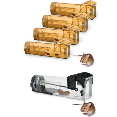 KEPLIN Humane Mouse Trap –Safe, Reusable, No-Kill, Metal Reinforced ...