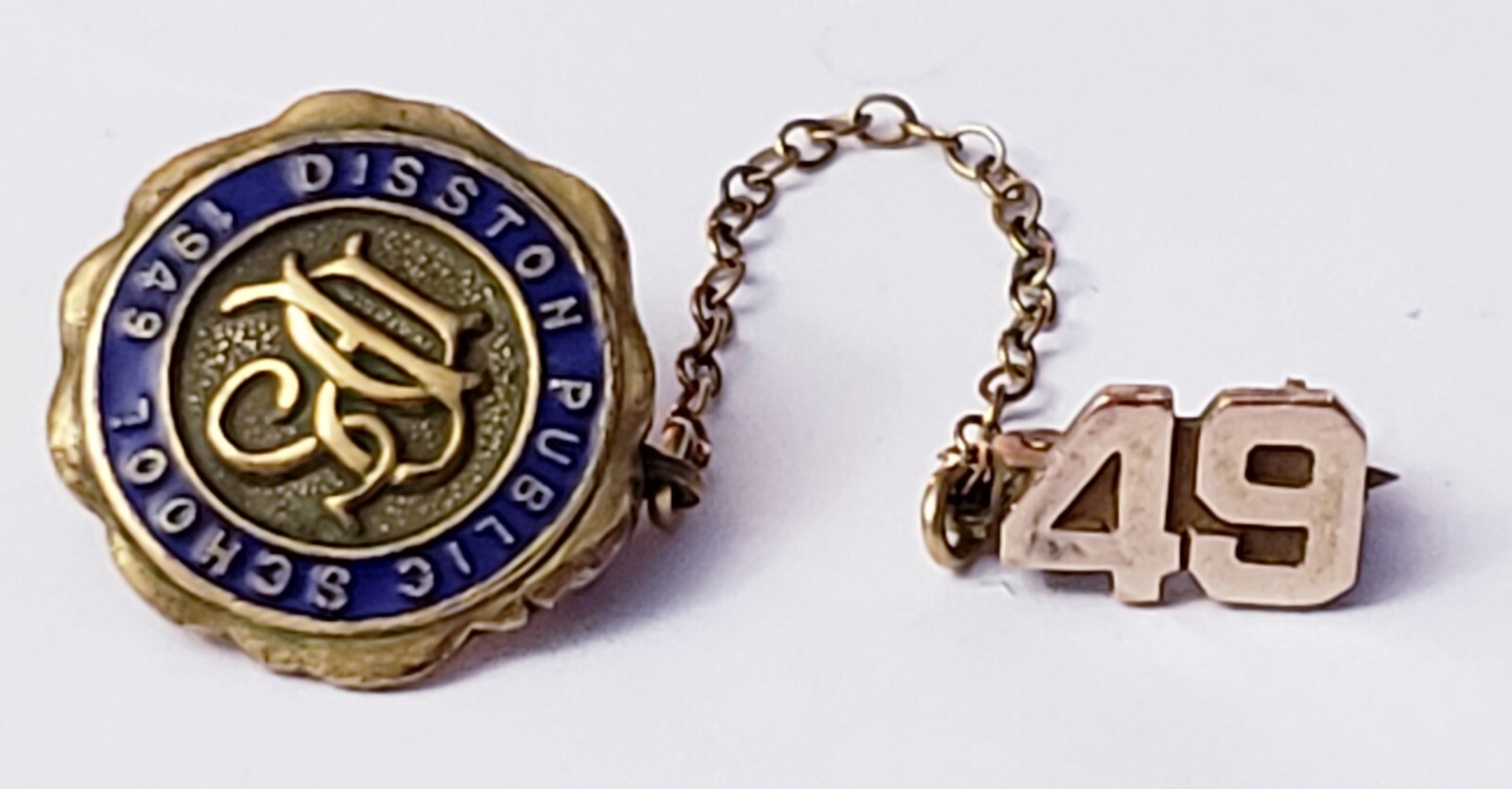 Vintage 1949 Disston Public Elementary School Philadelphia Pa 1/2 Inch ...