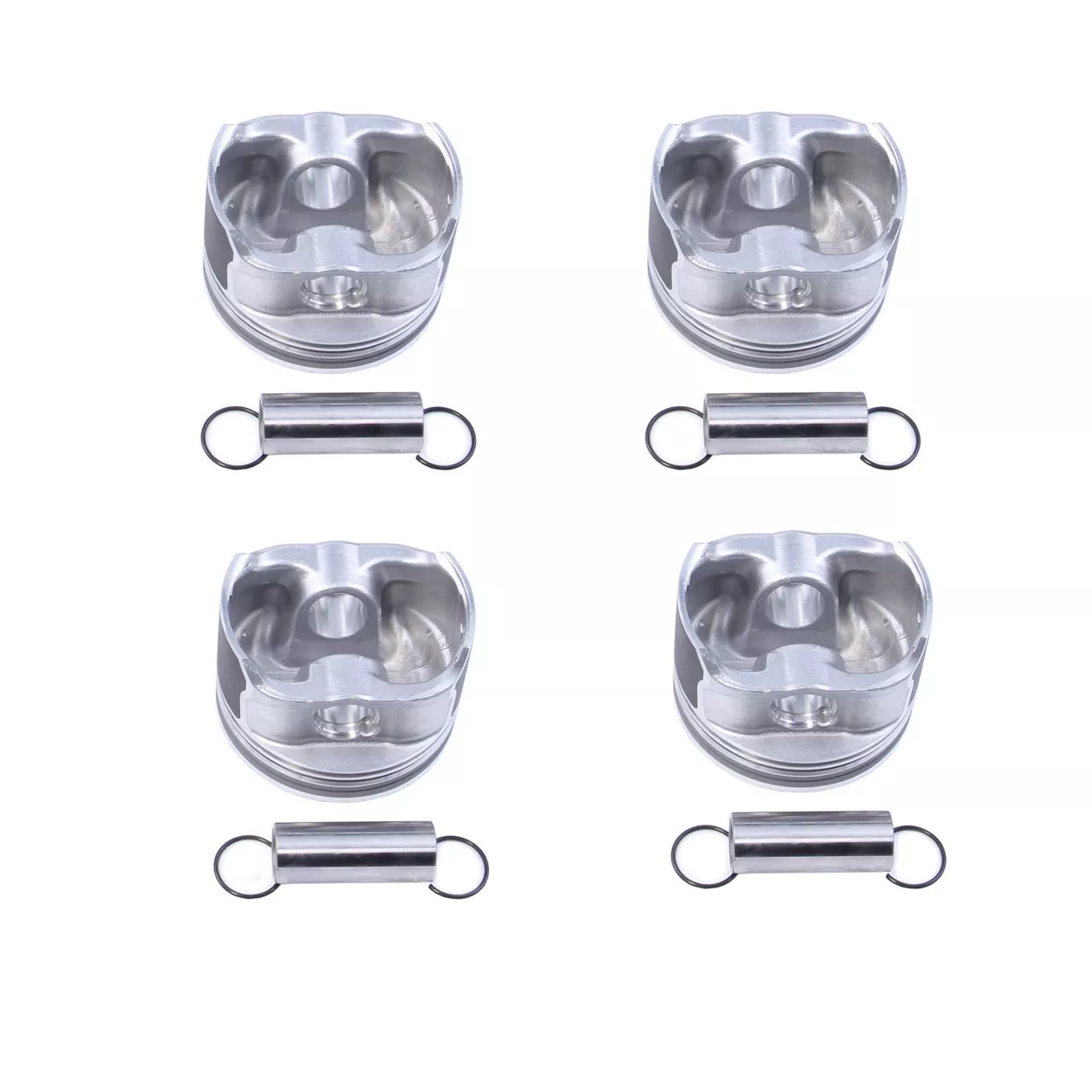 STD Pistons Set 81mm Fit For 1.8L Turbo VW Golf Jetta Passat B5 Audi A4 ...