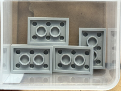 LEGO Parts - Light Bluish Gray Plate 2 x 3 - No 3021 - QTY 5 | eBay