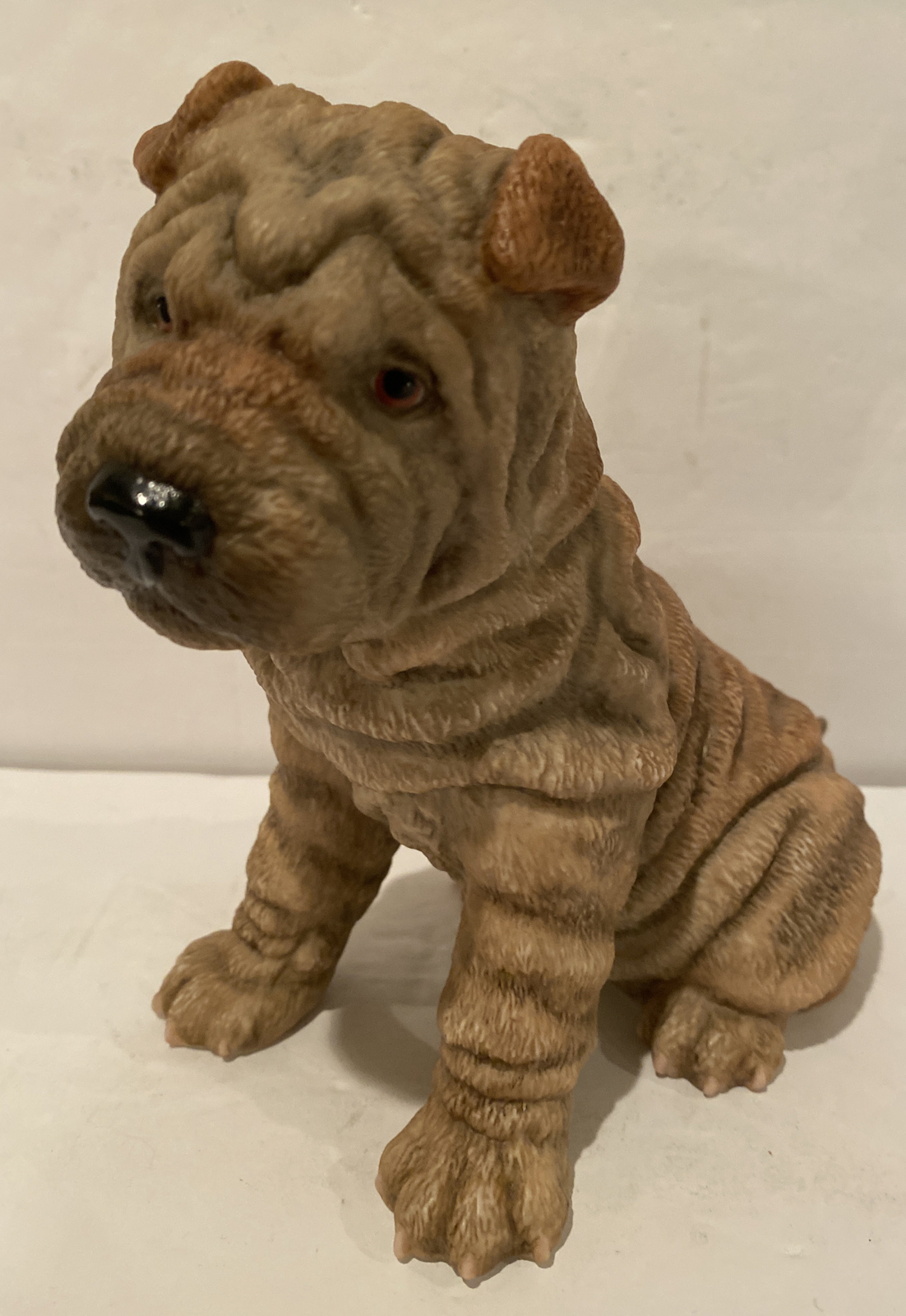 Lenox Fine Porcelain Shar-Pei Puppy Dog Figurine 6” Tall 2001 Limited ...