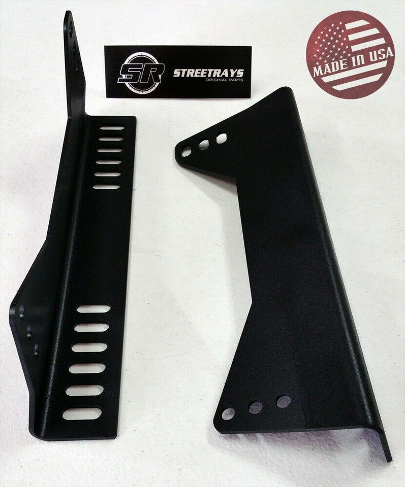 StreetRays UNIVERSAL LOW SIDE MOUNT BRACKETS RECARO SPARCO BUCKET SEAT ...