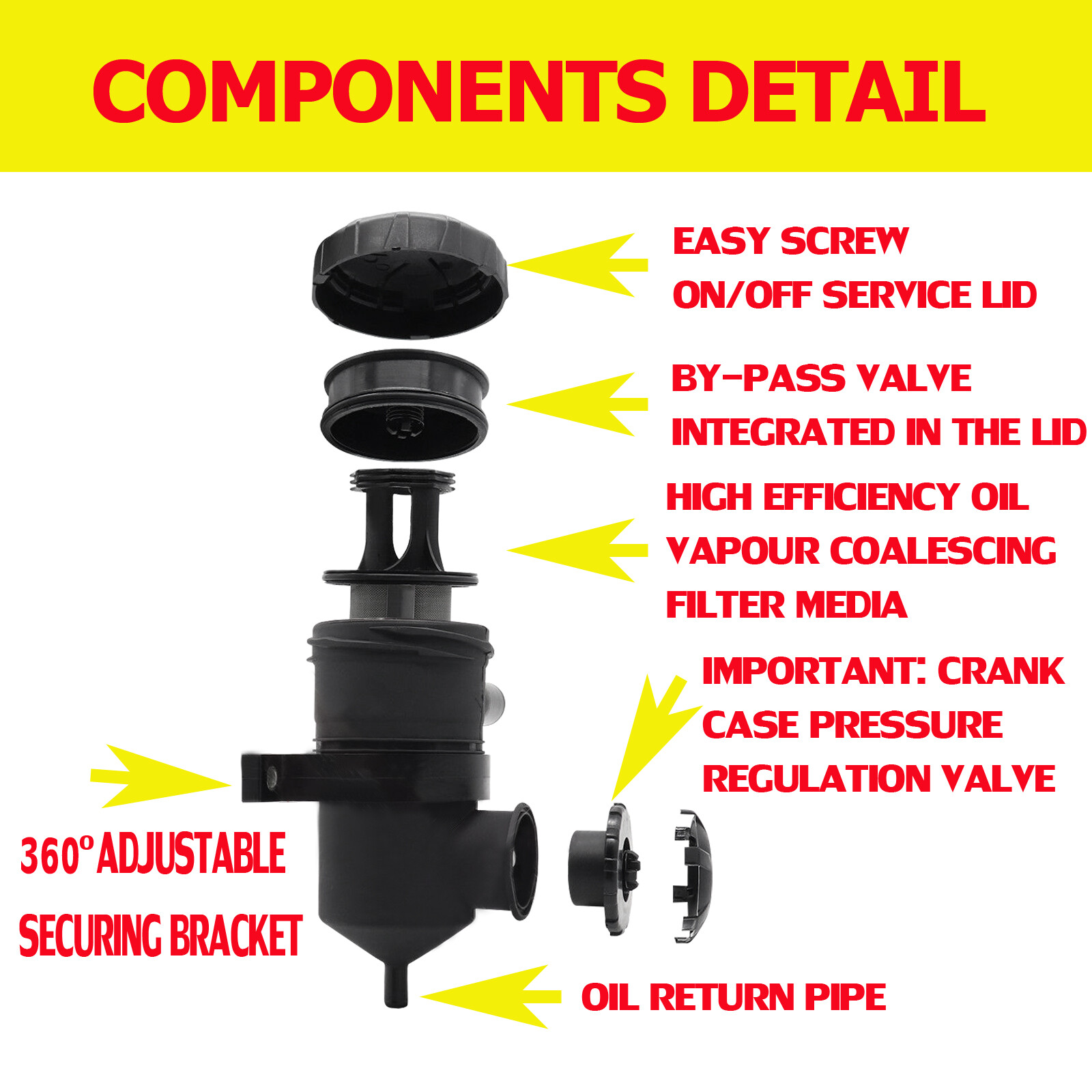 200 Oil Catch Can Turbo Diesel for | Grelly USA