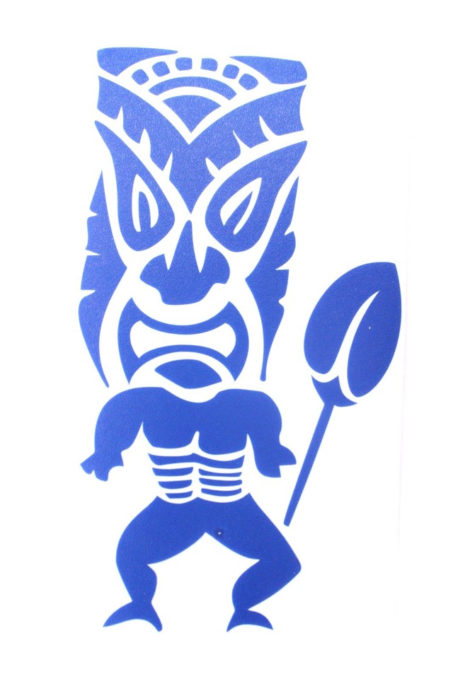 Island Tribal Tiki Decal Hawaii Hawaiian Car Truck Sticker ~ 4 Sizes ...