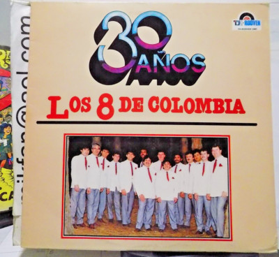 LOS 8 DE COLOMBIA 30 AÑOS TH RODVEN LP | eBay