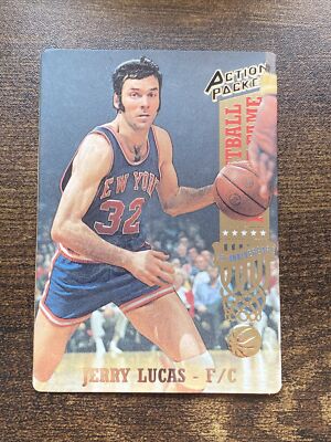 1993 Jerry Lucas Action Packed Hall of Fame #38 New York Knicks L3766 ...