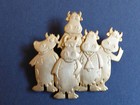 J.J. 1988 gold tone cow figurine pin brooch | eBay