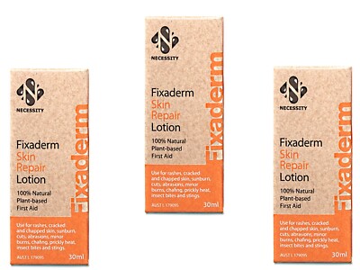 3 x 30ml Necessity Fixaderm Skin Repair Lotion | eBay
