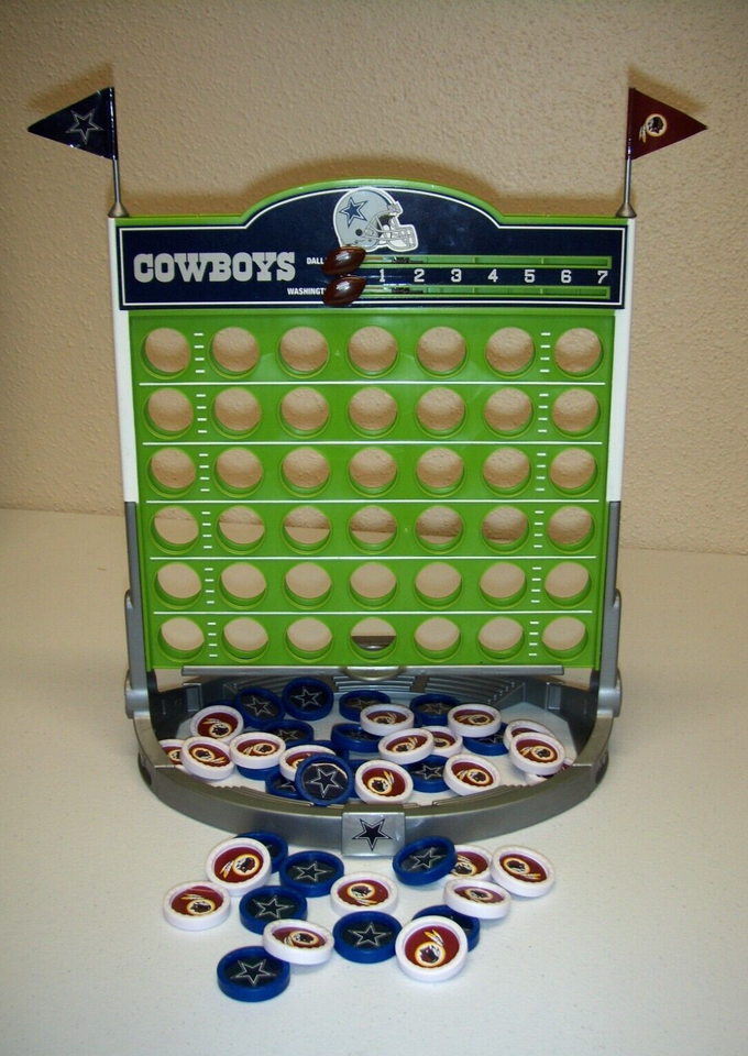 Connect 4 Game / NFL / Dallas Cowboys vs Washington Redskins / Tic-Tac ...