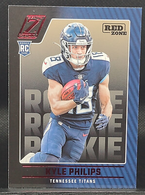 2022 Panini Zenith KYLE PHILLIPS RC RED ZONE #198 Tennessee Titans | eBay