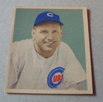 1949 Bowman #76 BILL NICHOLSON Philadelphia PHILLIES no creases VG-EX ...