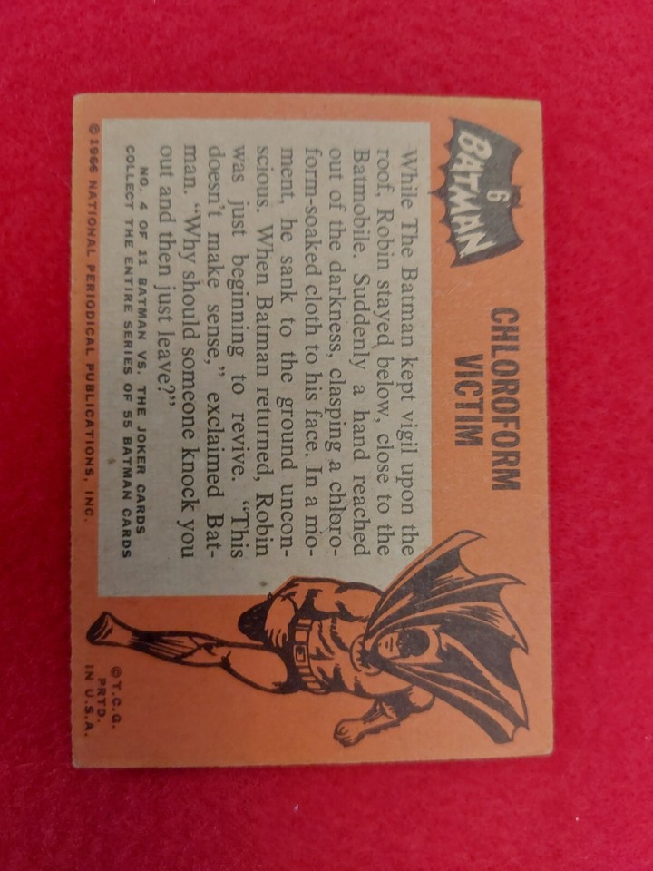 1966 Topps Batman Black Bat Series Including Batman Rookie #1 U Pick ...