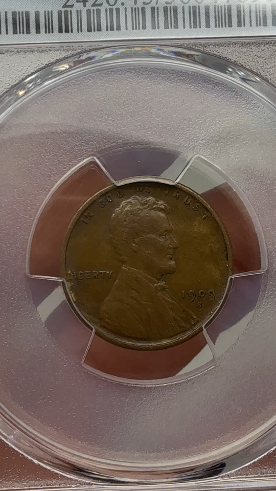 1909-S VDB Lincoln Cent Wheat Penny -- XF 45 PCGS with Gold Shield | eBay