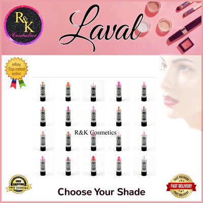 Laval Cosmetics Pure Colour Lipstick - Moisturising - Glossy - New ...