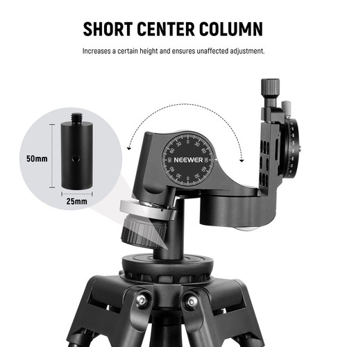 NEEWER TH15D 3-Way Geared Head w/Arca QR 360° Pan 13.2lb Load for sale ...