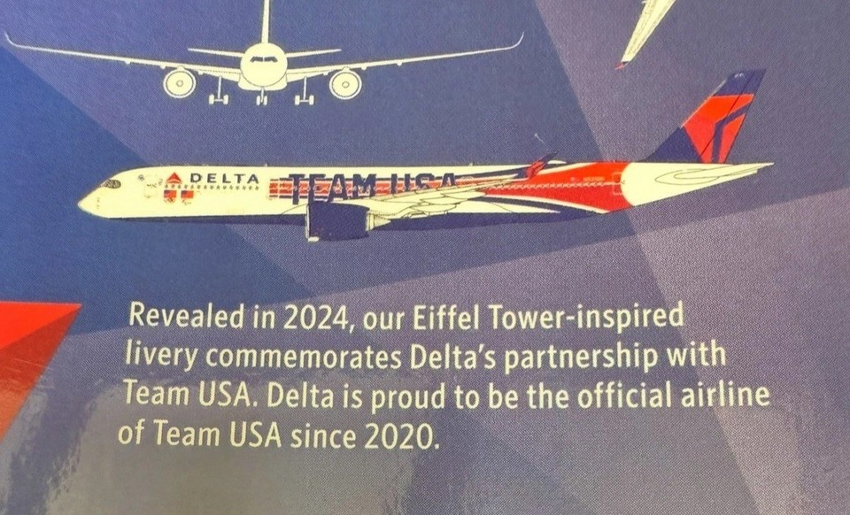 Delta Airline-Pilot Trading Cards #74 and #63. Team USA Beijing and ...