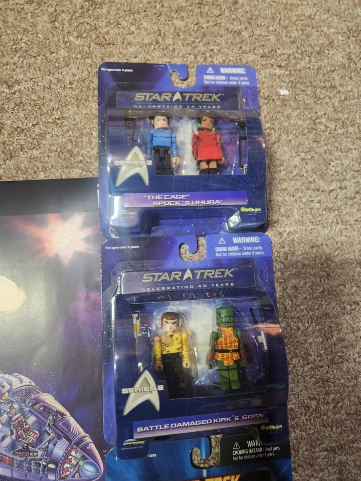 Art Asylum MiniMates from Star Trek and Battlestar Galactica - 7 sets ...