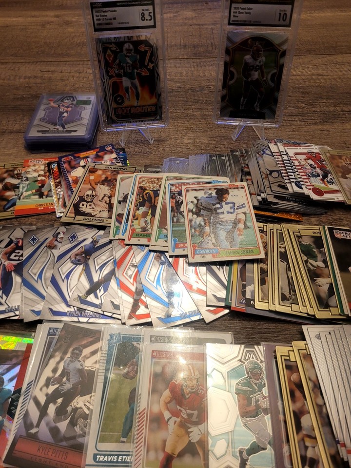 NFL Football Lot Cards) Sports Card Collection 150+ ESTATE SALE FIND | eBay