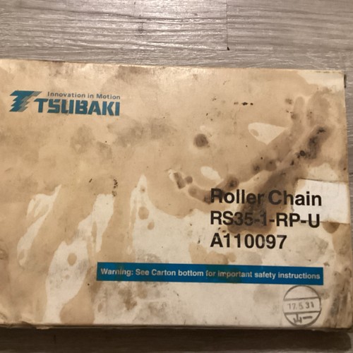 NEW TSUBAKI RS35-1-RP-U ROLLER CHAIN 320 LINKS 10' W Master Link | eBay