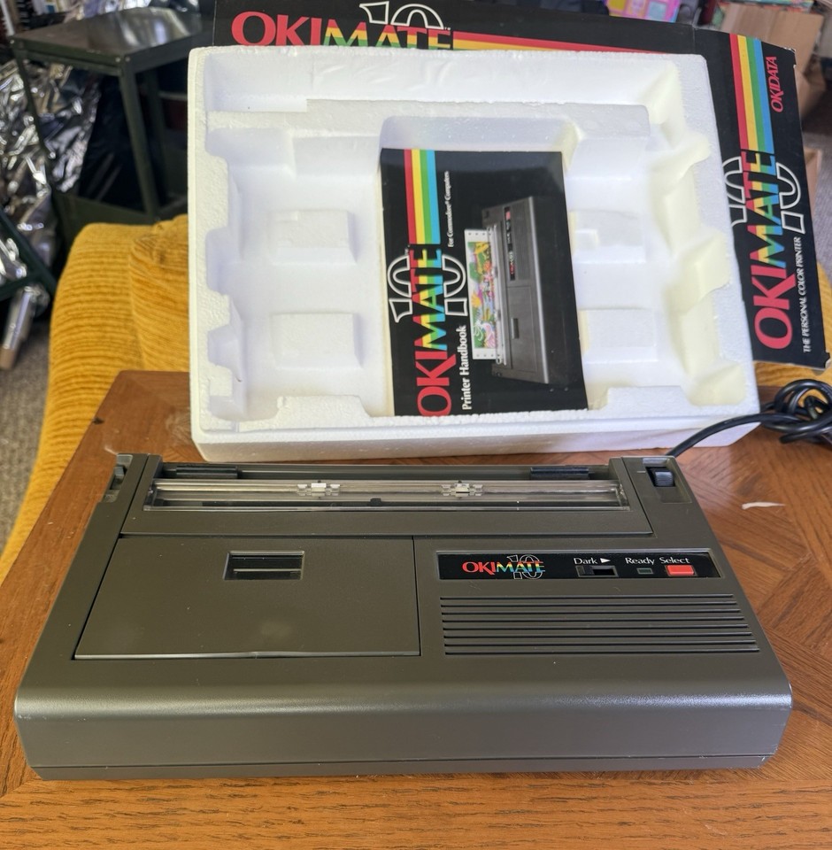 Vintage Okidata Okimate 10 Color Printer Boxed | eBay