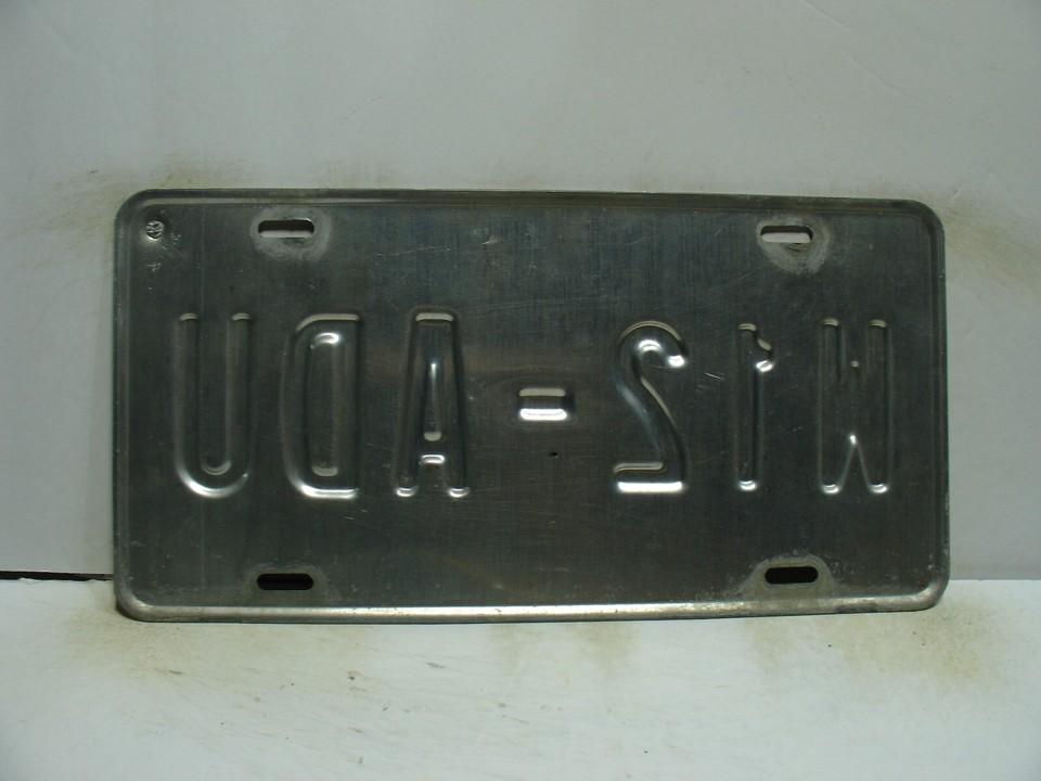 2015 Mexico License Plate DISTRITO FEDERAL W12 - ADU Vintage 10292 | eBay