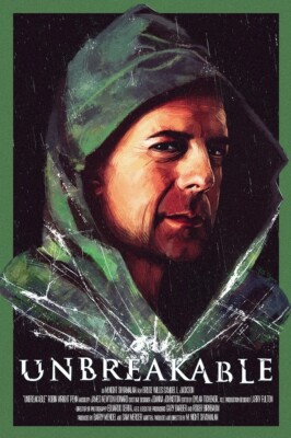 Unbreakable Superhero Thriller Movie Film Poster Giclee Print Art 24x36 ...