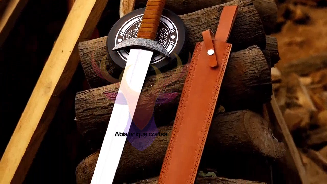 Viking Sword Custom Handmade Buster Sword Bjorn Sword Medieval Sword ...