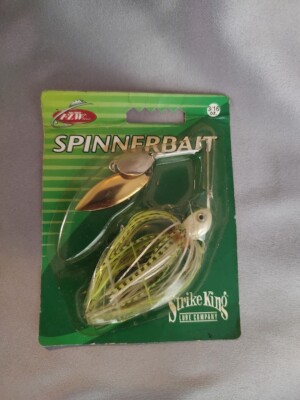 FLW NOS Strike King 3/16oz Spinnerbait Green/Silver | eBay