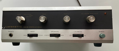 Vintage 1970s Lafayette LA-324A Transistor Stereo Hi-Fi Amplifier WORKS ...