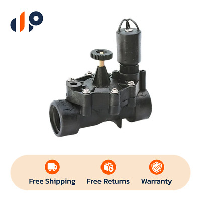 Irritrol Ultraflow Globe Valve 700 Plastic 1 in. w/ Flow Control FIPT x ...