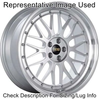 BBS LM 20x10.5 5x112 ET15 Diamond Silver Wheel 80mm PFS/Clip Required ...